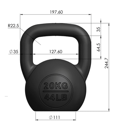ULTIMATE CROSSFIT KETTLEBELL POOD - US MADE | Original Kettlebell