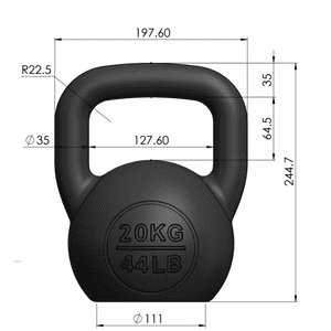 ULTIMATE CROSSFIT KETTLEBELL POOD - US MADE | Original Kettlebell