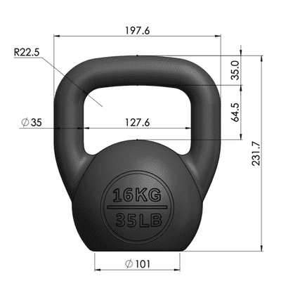ULTIMATE CROSSFIT KETTLEBELL POOD - US MADE | Original Kettlebell